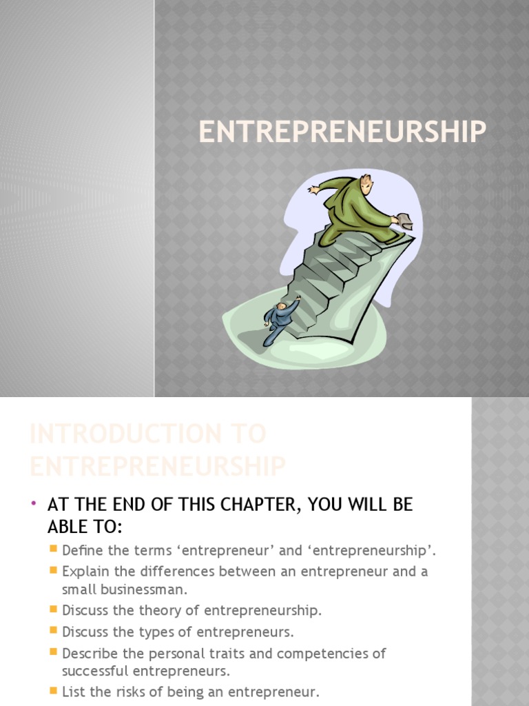 Chapter 1 - Intro To Entrepreneurship | PDF | Entrepreneurship | E Commerce