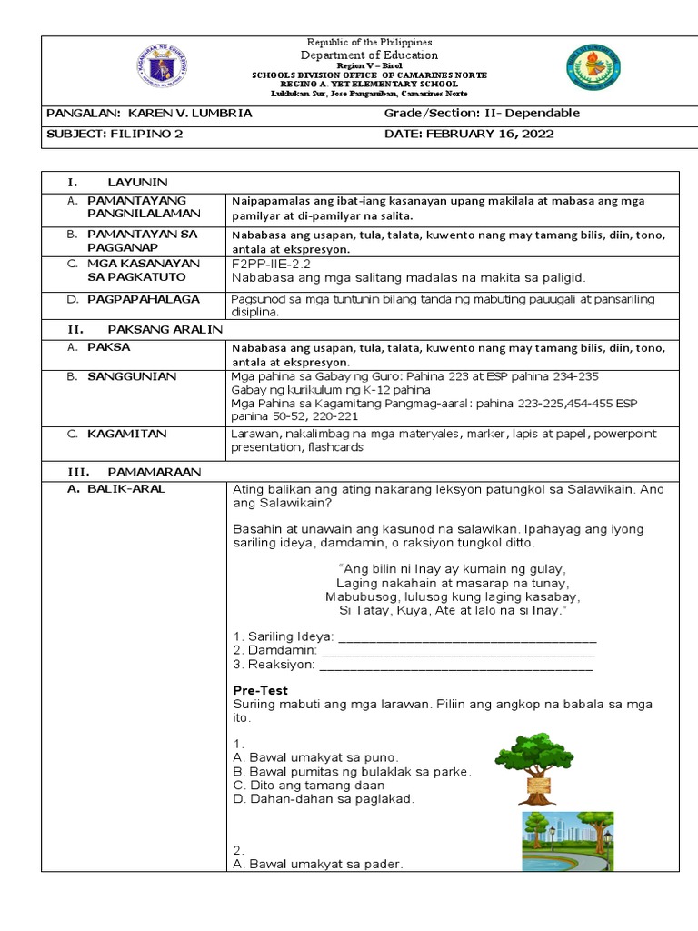 Filipino-Cot 2 | PDF
