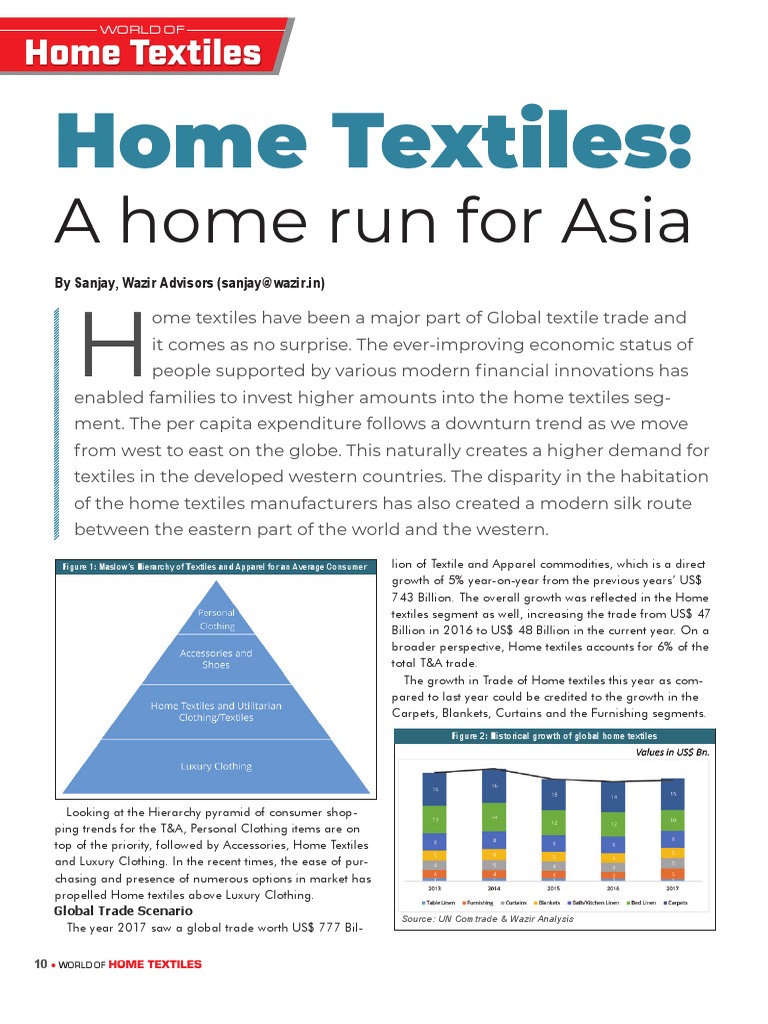 Global Home Textiles Market Trends | PDF | Retail | Fashion