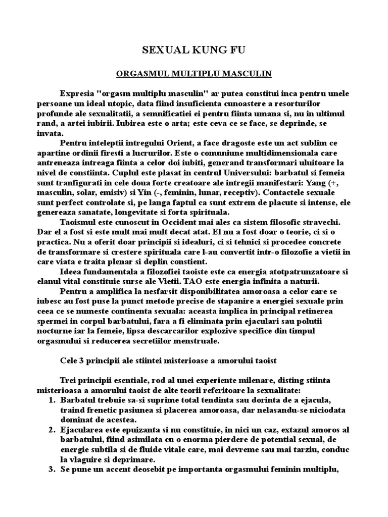 Sexual Kung Fu | PDF