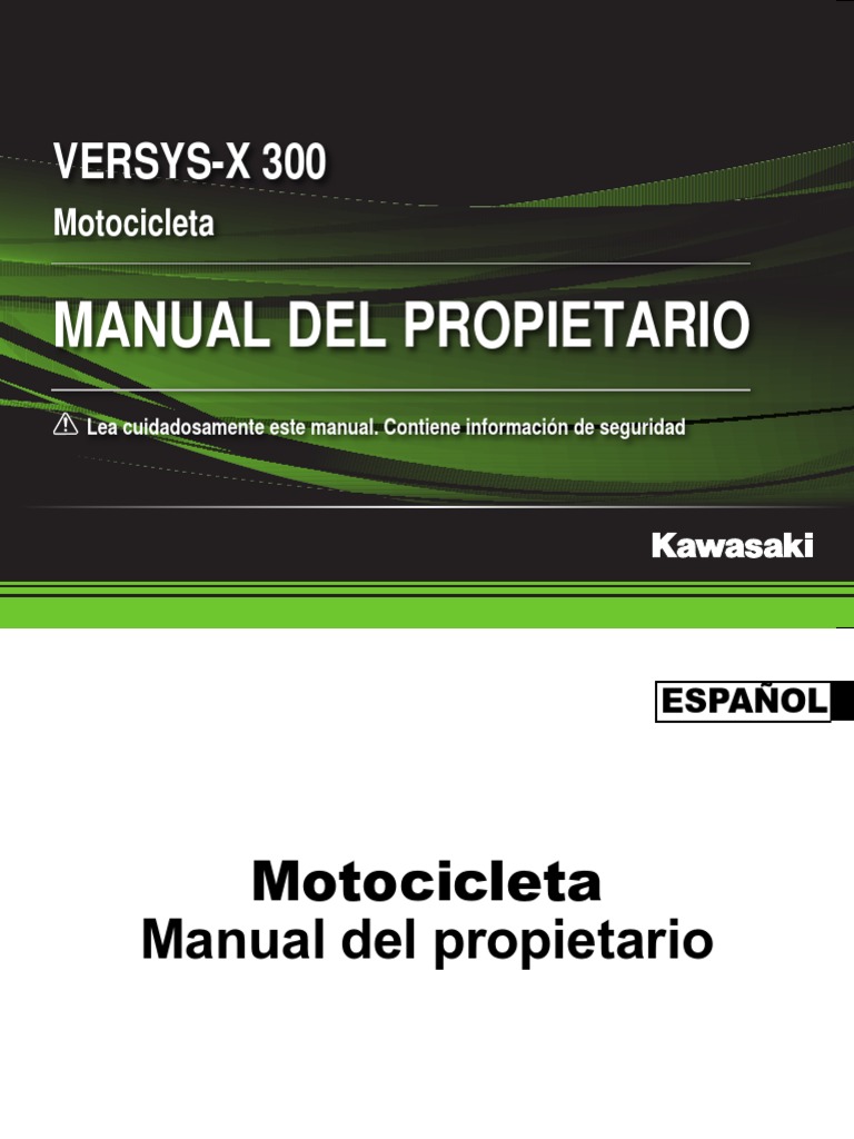 Manual Versys-X300 Ar | PDF | Motocicleta | Neumático