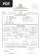 Bois Form Revised 2020 | PDF | Privacy | Government And Personhood