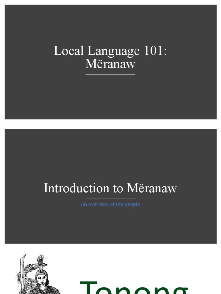 Introduction To Meranaw (People) | PDF | Asia | Philippines