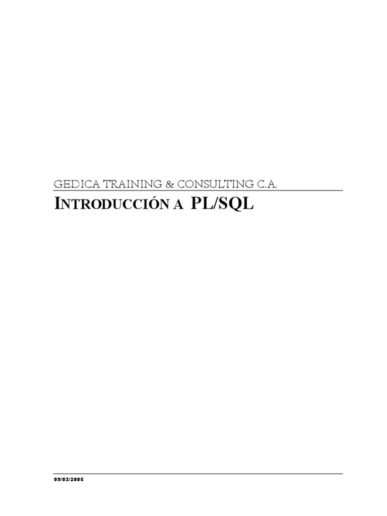 Manual Plsql Pdf Pl Sql Sql
