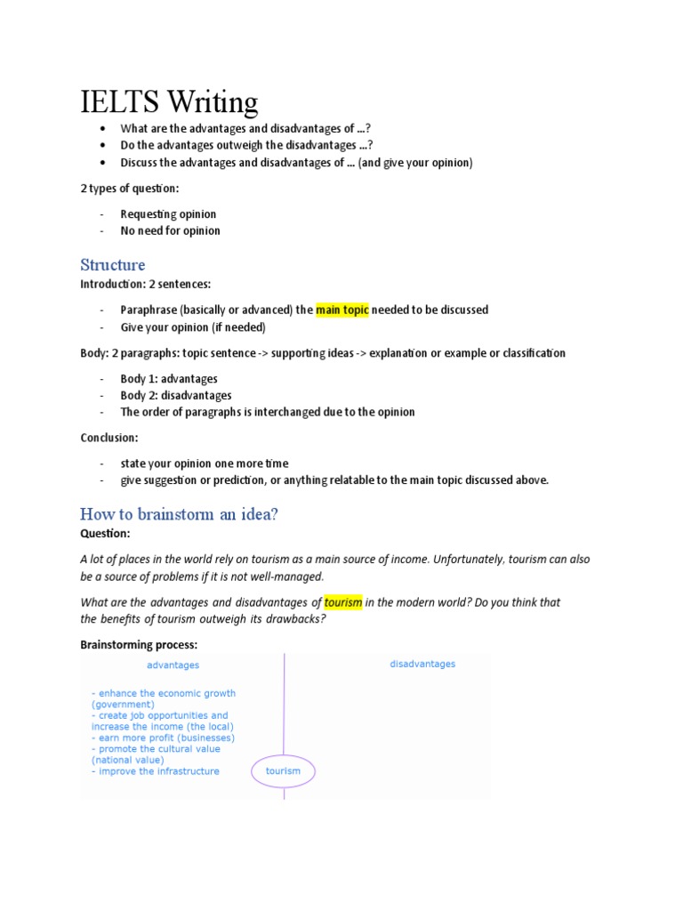 Lesson 4 Writing Advantages and Disadvantages | PDF