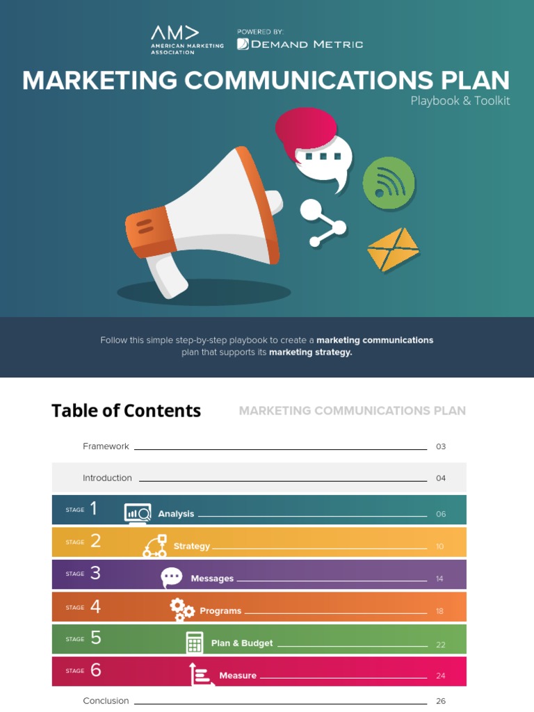 AMA Marketing Communications Playbook | PDF | Marketing | Marketing ...