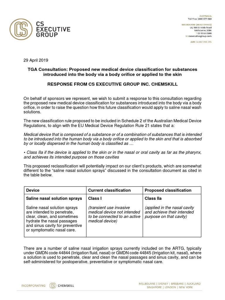CLass-1 To Class-2 | PDF | Medical Device | Saline (Medicine)