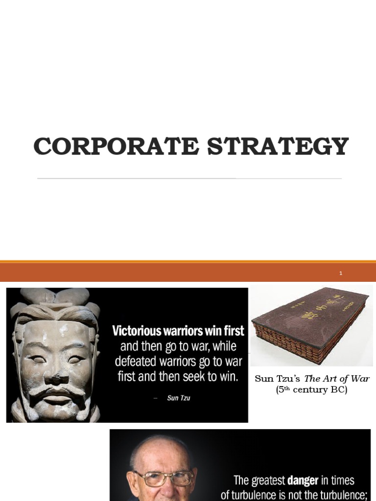 Corporate Strategy Module 1 | PDF | Strategic Management | Mergers And Acquisitions