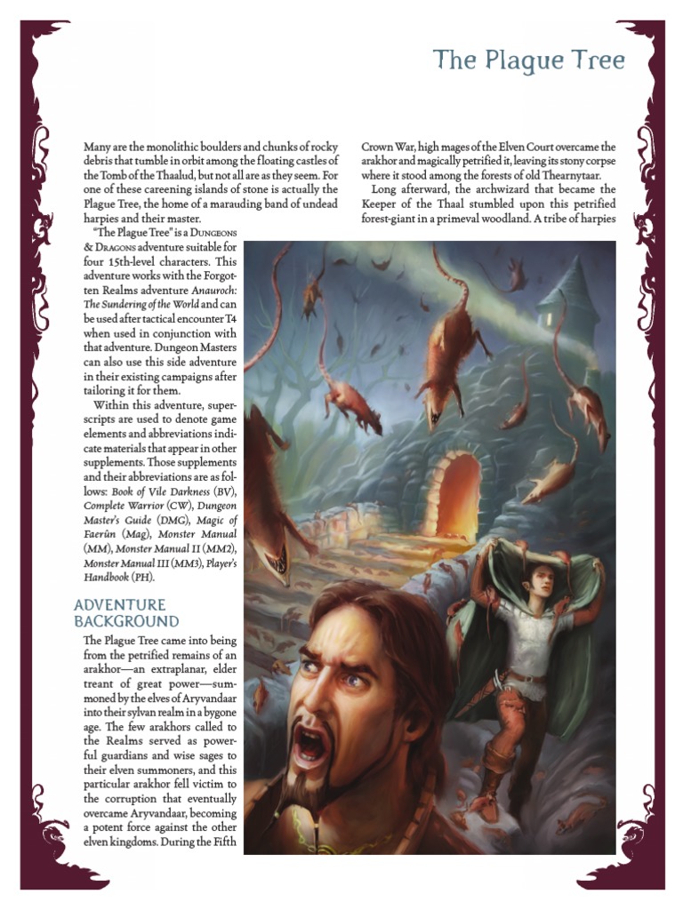 D20 - Adventure - Forgotten Realms - The Plague Tree | PDF | D20 System ...