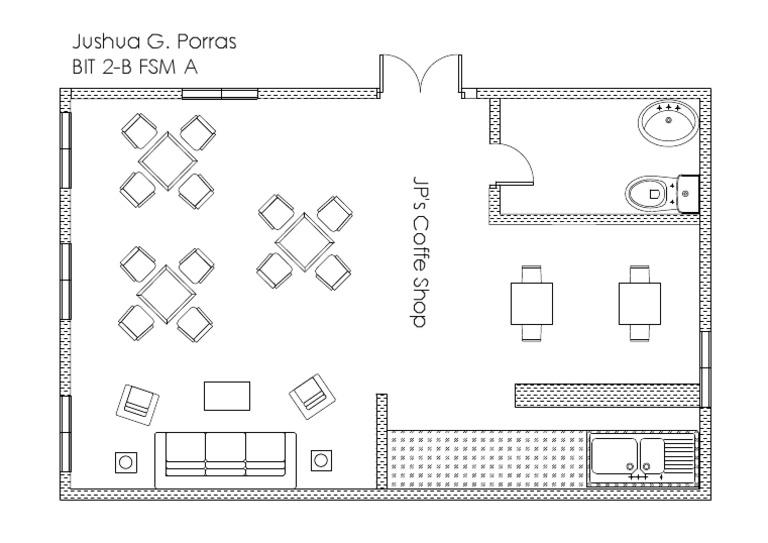 Coffee Shop Layout | PDF