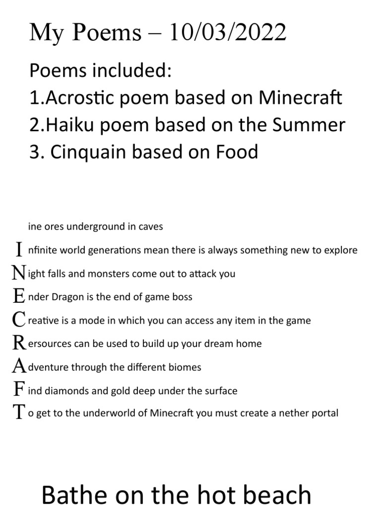 My Poems | PDF | Social Science | Science & Mathematics