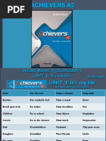 Achievers B1 Vocabulary Worksheet Consolidation Unit 2 | PDF | Clothing ...
