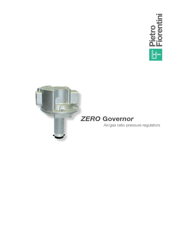 ZERO Governor: Air/gas Ratio Pressure Regulators | PDF | Gases ...