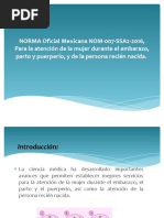 NORMA Oficial Mexicana 007 | PDF | El embarazo | Parto