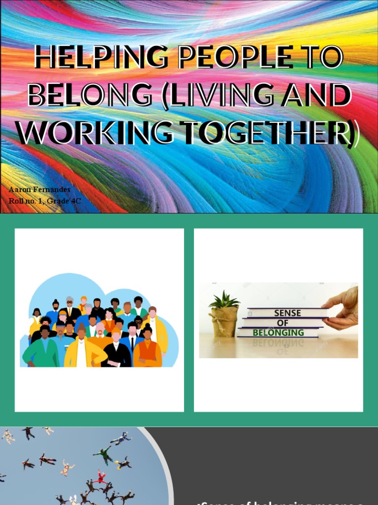 Fostering a Sense of Belonging | PDF