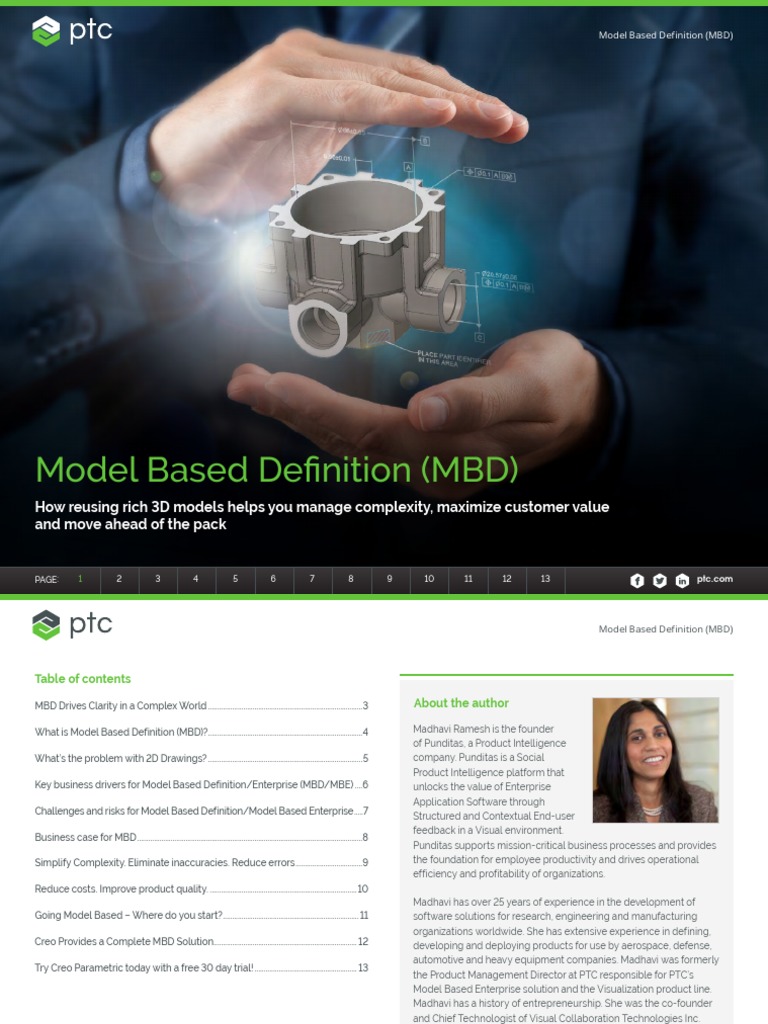 Model Based Definition (MBD) | Download Free PDF | Information | Design