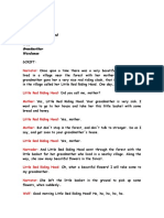 Little Red Riding Hood Script | PDF | Little Red Riding Hood