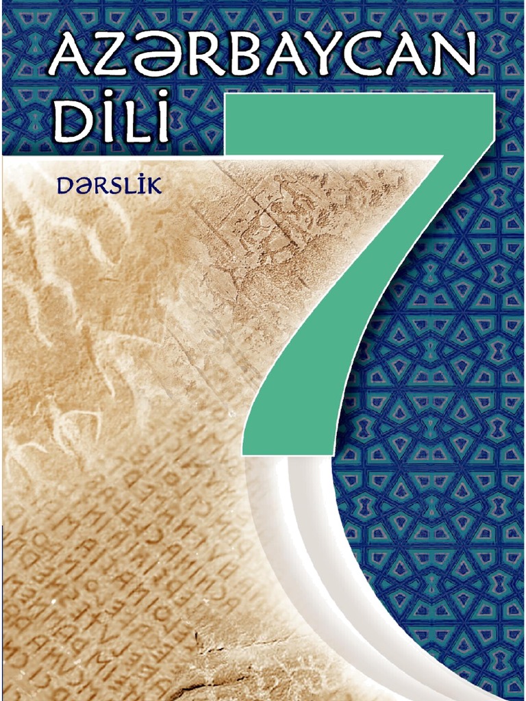 Azerbaycan Dili 7 Darslik | PDF