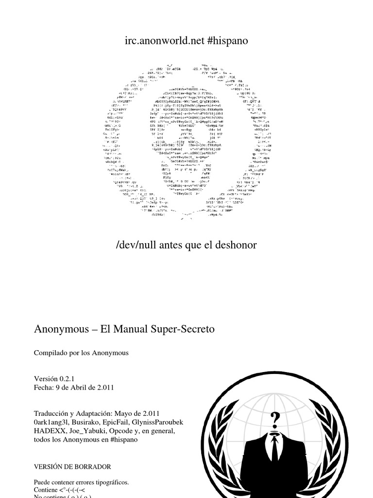 Guía de Seguridad para Activistas Anonymous | PDF | Tor (Red de ...