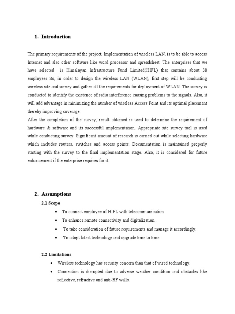 Final Assignment of MWT | PDF | Wireless Lan | Computer Network