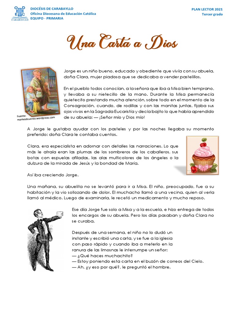 3ro. Una Carta de Dios | PDF | Misa (liturgia)