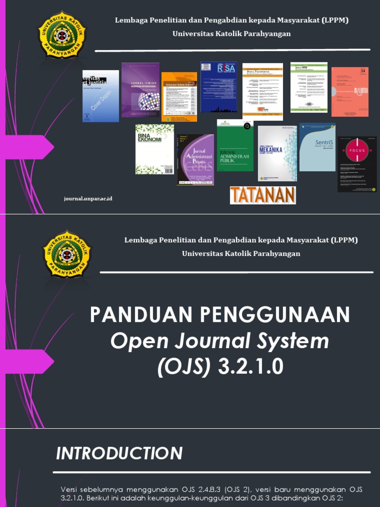 Panduan Penggunaan OJS 3 Versi 2 FINAL | PDF