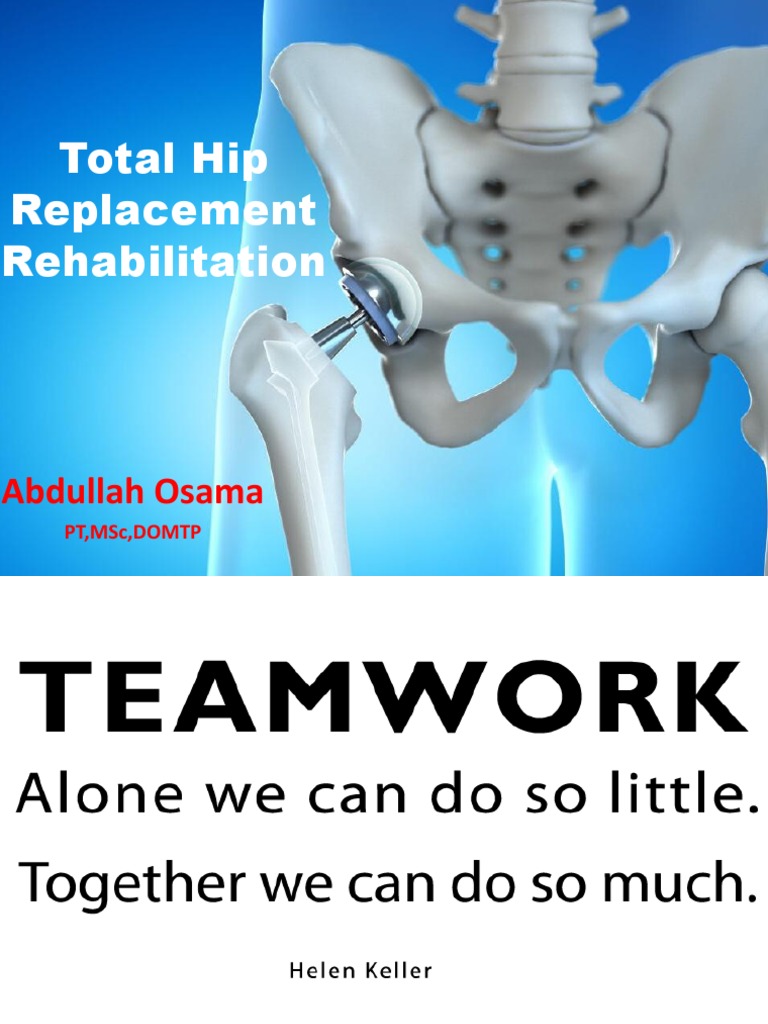 Total Hip Replacement Rehabilitation Pdf Medical Specialties