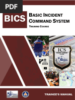 BASIC ICS - Trainees Manual | PDF | Incident Command System | Emergency ...