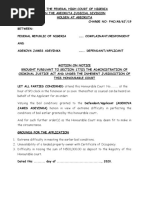 Motion For Substituted Service | PDF | Service Of Process | Affidavit