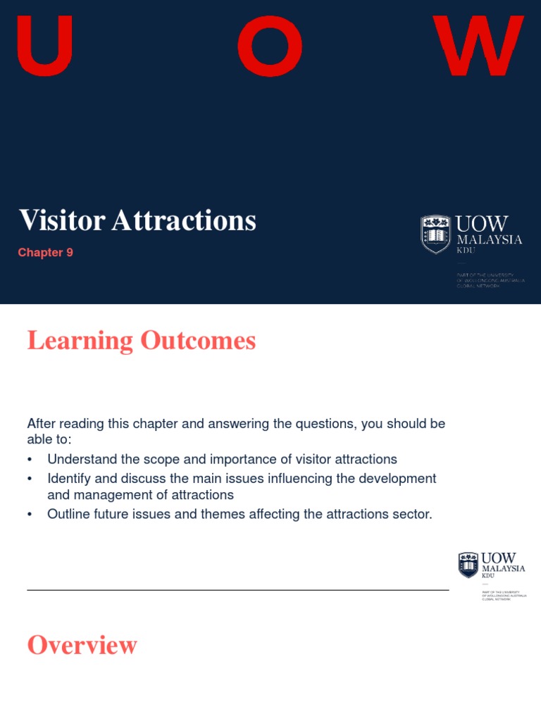 ch09 PPT Visitor Attractions | PDF | Tourism | Economies