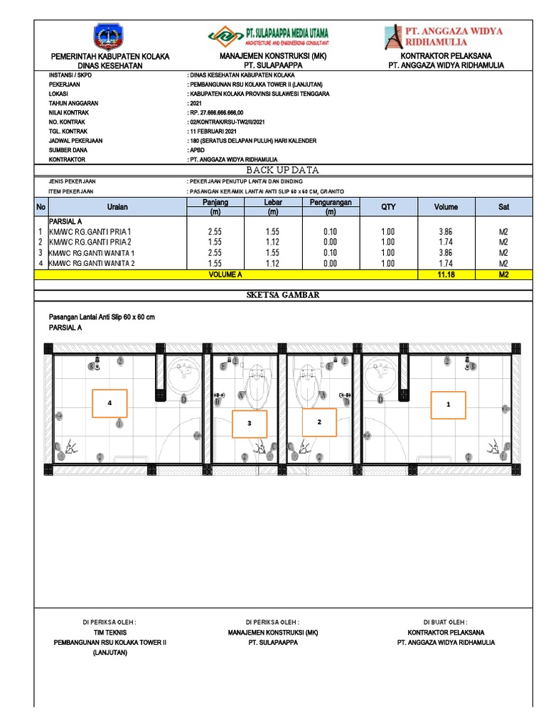 Pek. Keramik Lantai Anti Slip 60 X 60 CM - OK!!! | PDF