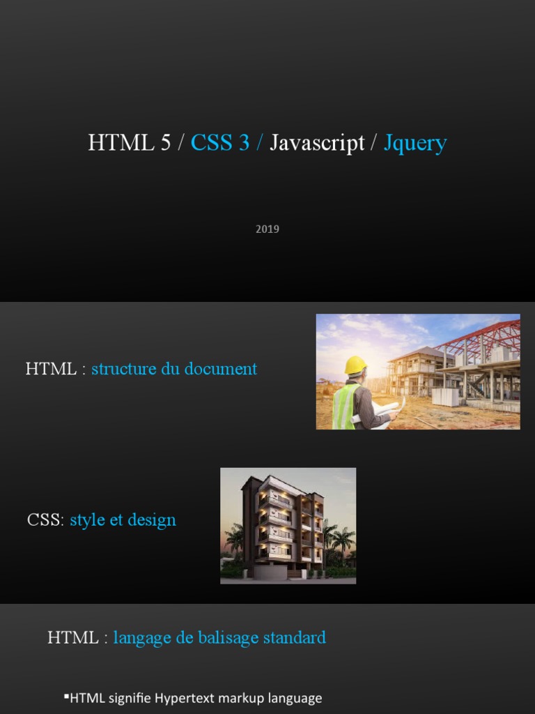 HTML CSS Jquery | PDF | Html | Langage de balisage