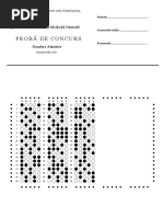 EST - Bubble Sheet - PDF Sample | PDF