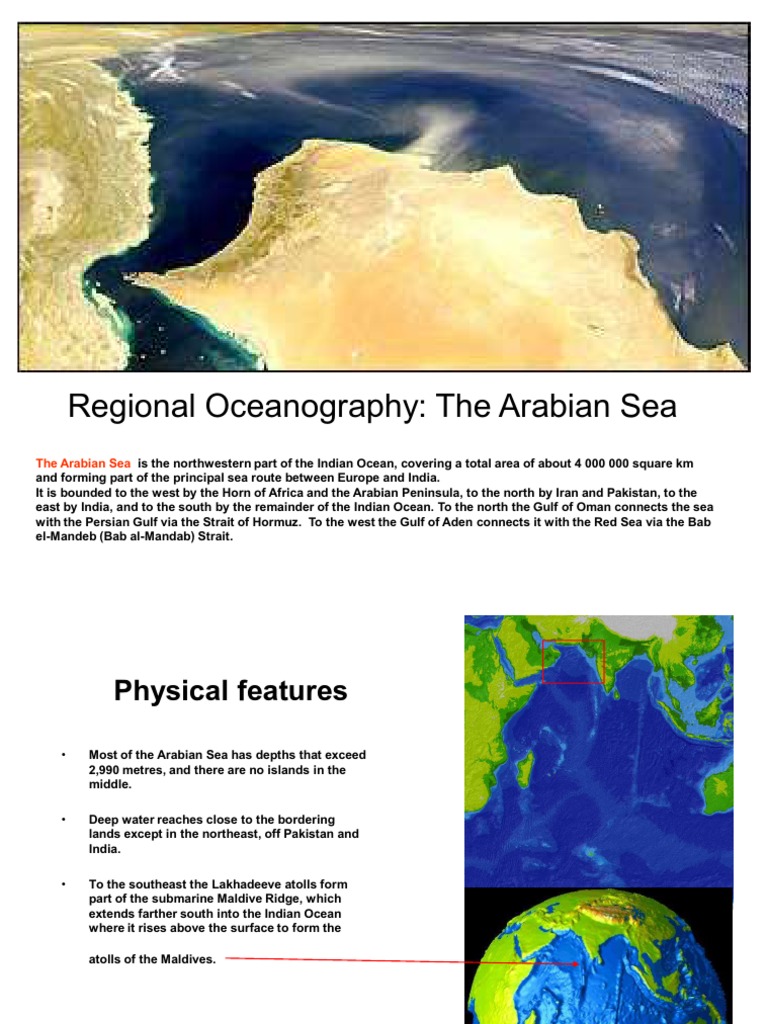 Oceanography of the Arabian Sea | Monsoon | Physical Oceanography