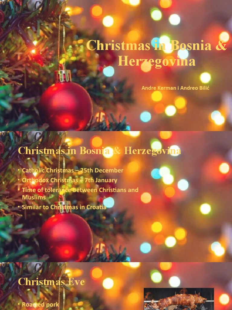 Christmas in Bosnia & Herzegovina | PDF