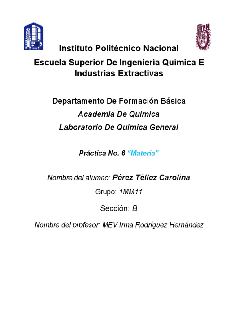 Práctica sobre Estados de la Materia | PDF | Gases | Líquidos
