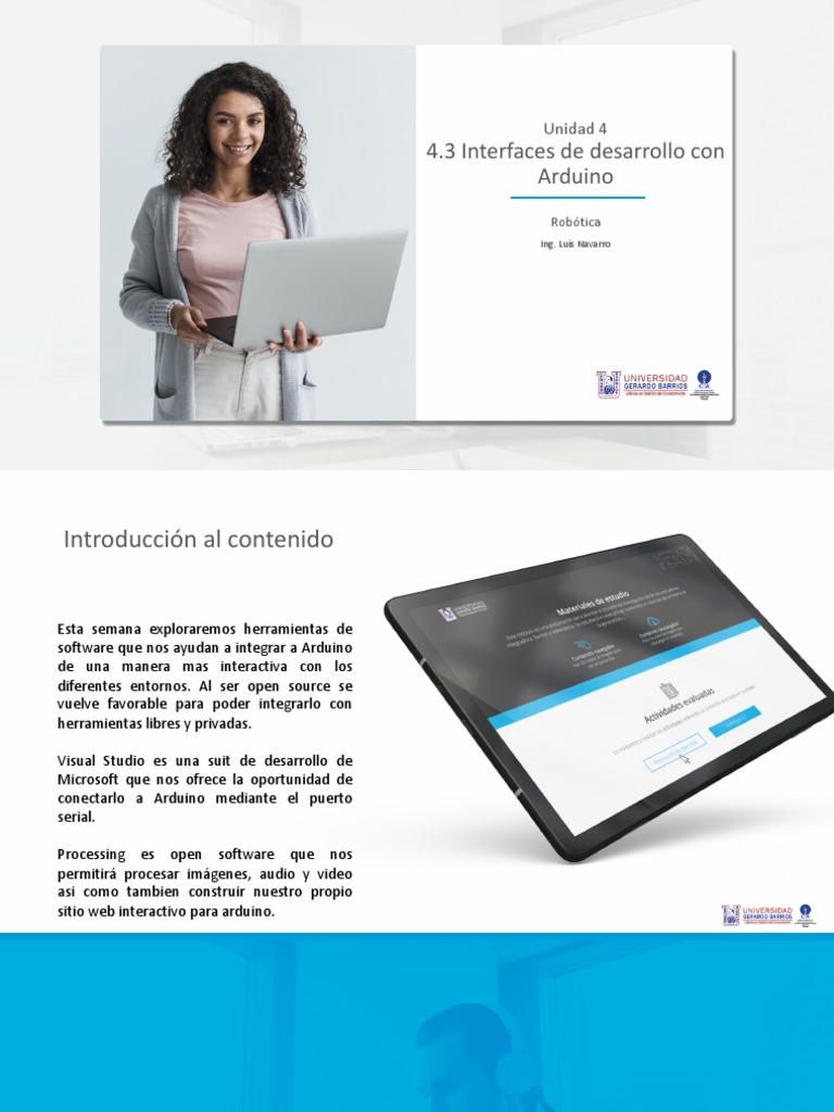 CONTENIDO Interfaces de Desarrollo Con Arduino | PDF | Microsoft Visual ...
