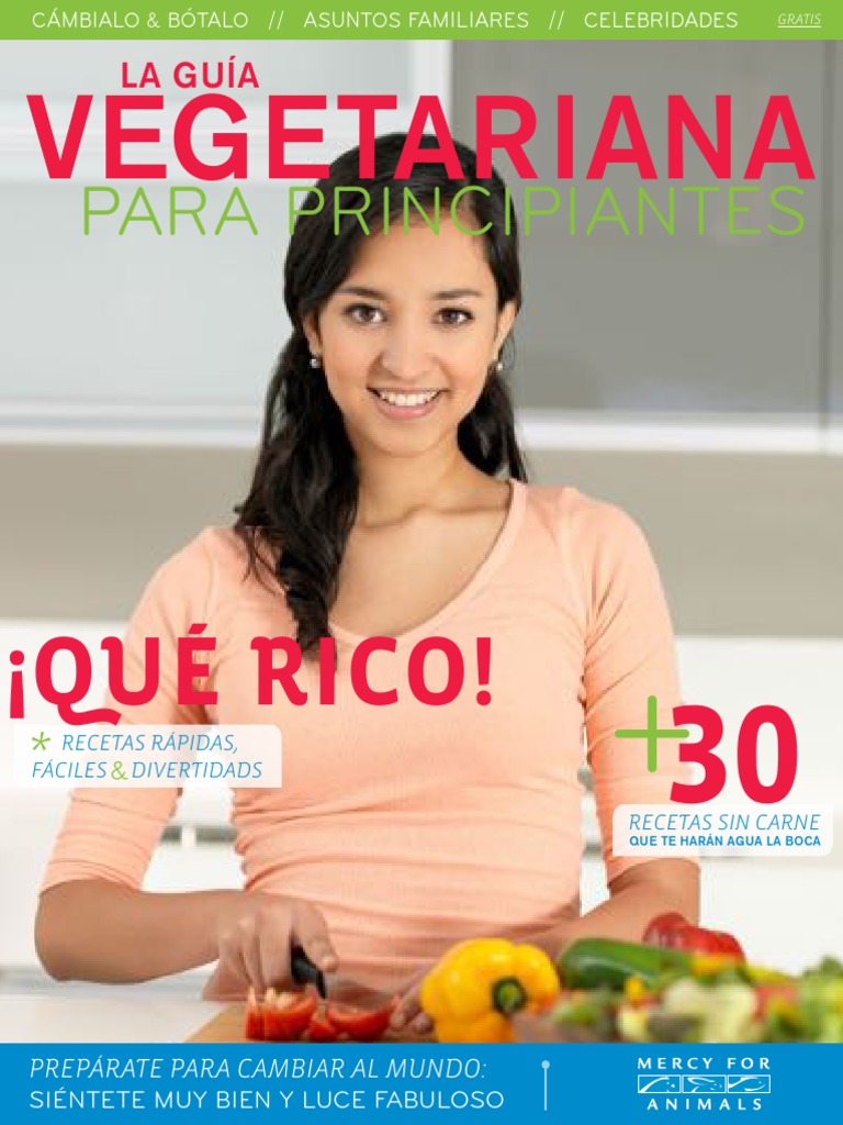 Guía Vegetariana Para Principiantes Pdf Vegetales Vegetarianismo