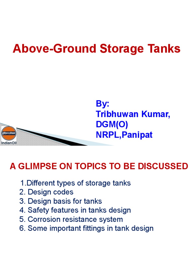 Above-Ground Tank Design Overview | PDF | Stress (Mechanics) | Firefighting