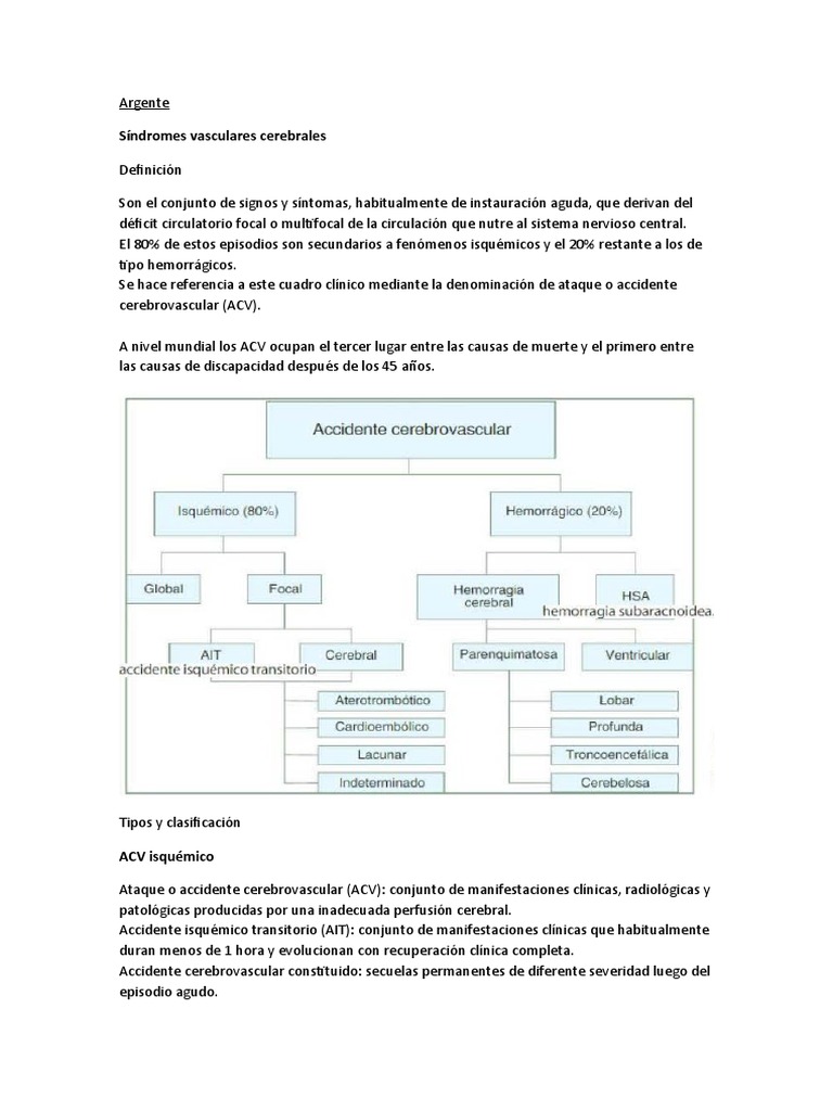 Sindromes Vasculares | PDF | Carrera | Isquemia