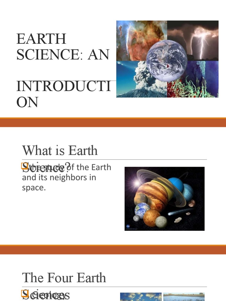 Lesson-1 Introduction To Earth Science | PDF | Sun | Earth