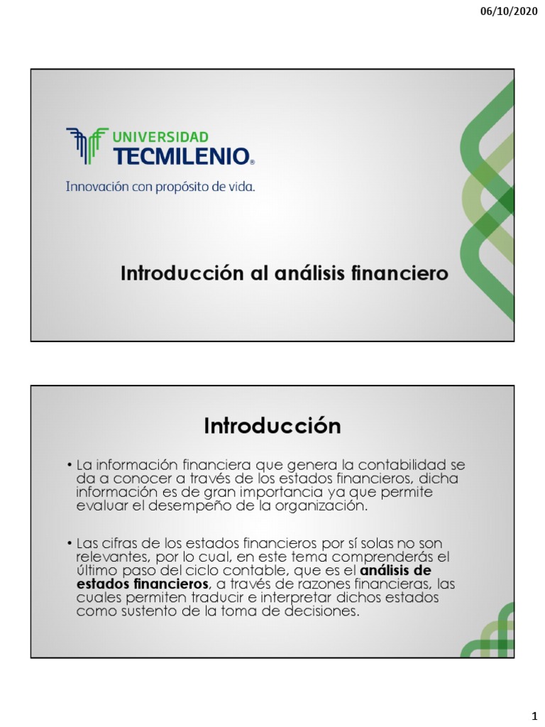 Tema 7 Introducción Al Análisis Financiero | PDF | Estado financiero ... Tema 7 Introducción Al Análisis Financiero | PDF | Estado financiero ...