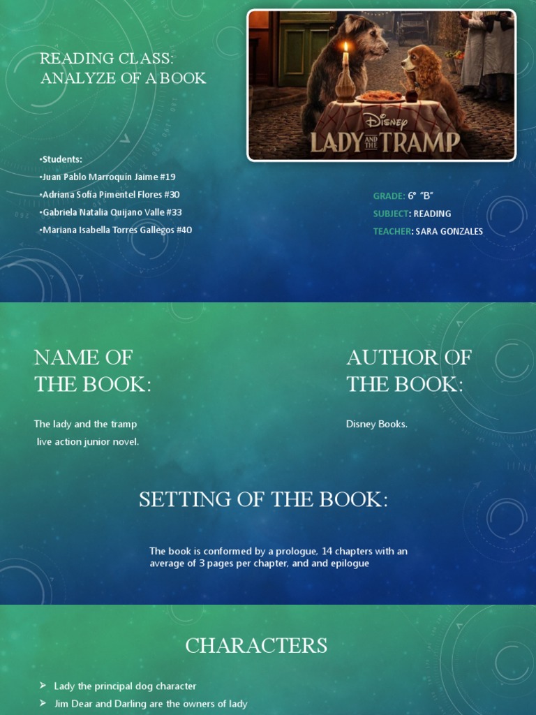 Reading Class Lady and The Tramp Presentation | PDF