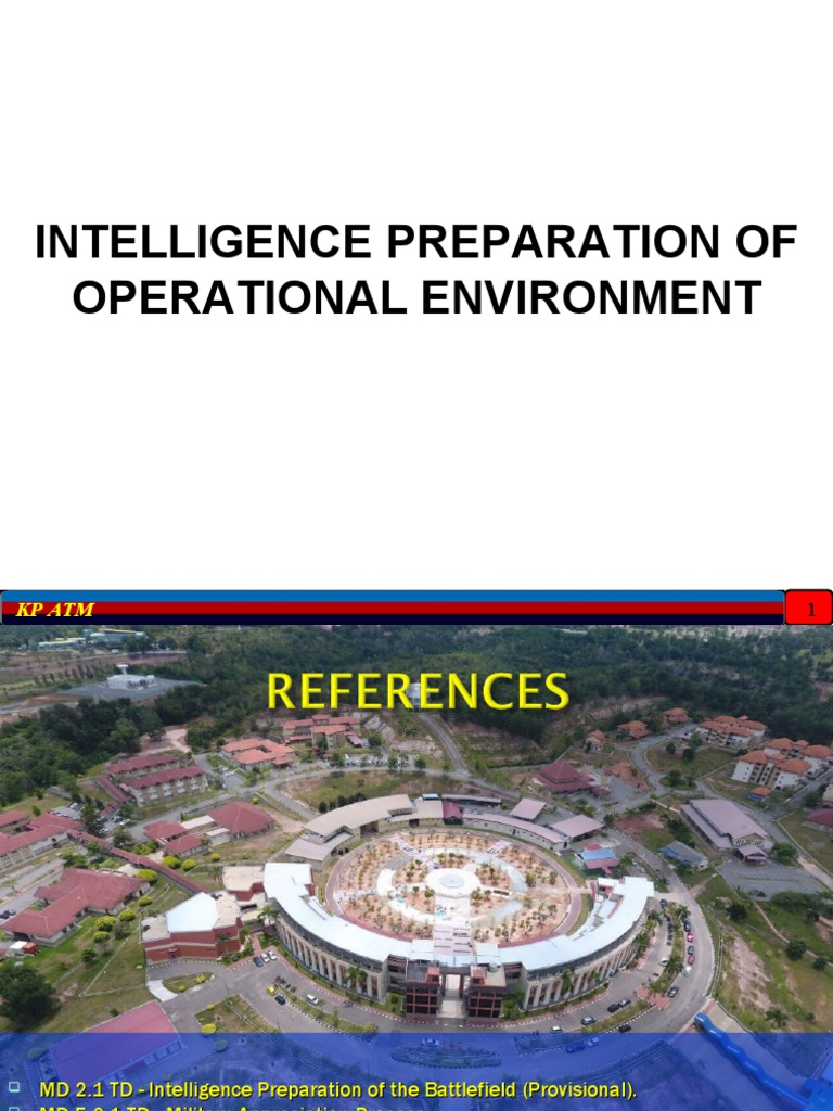 Intelligence Preparation of Operational Environment: KP Atm | PDF ...