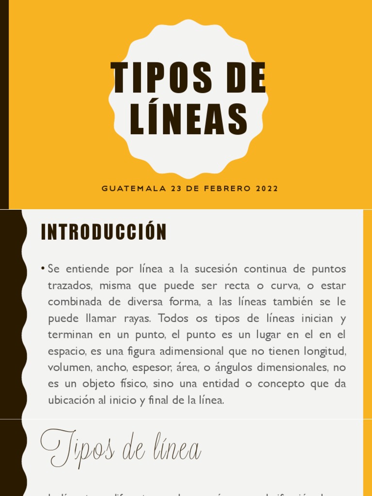 Tipos de Líneas y sus Significados | PDF | Pendiente | Matemáticas