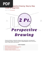 Perspective Drawing Guide | PDF | Perspective (Graphical) | Geometry