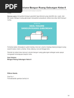 Soal Matematika Gabungan Bangun Ruang | PDF