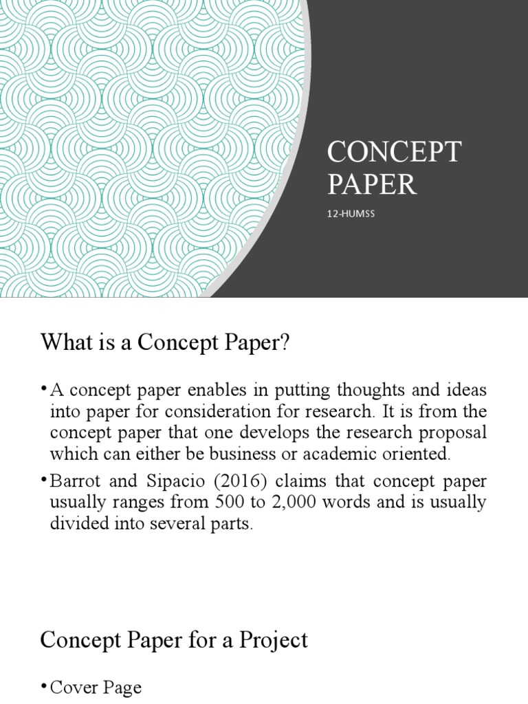 Wi-Humss Concept Paper | PDF