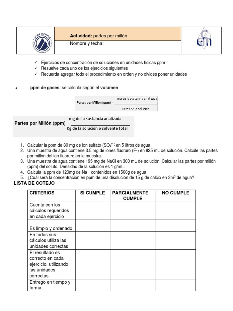 Ejercicios PPM | PDF