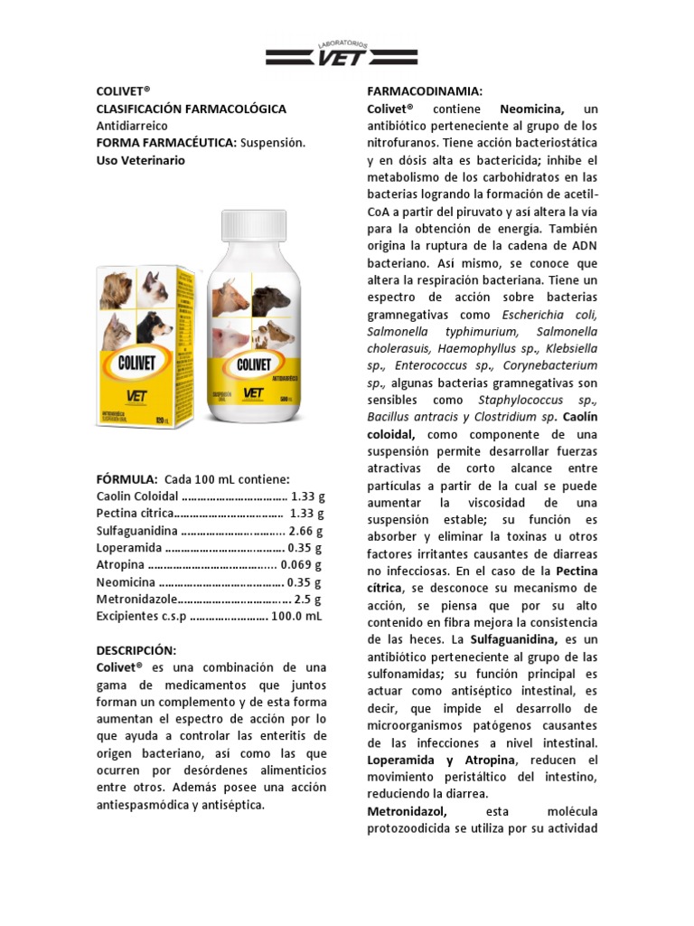 Colivet | PDF | Diarrea | Las bacterias